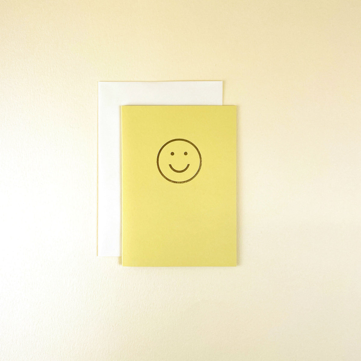 Smiley card | minimalist greeting card | Mean Mail