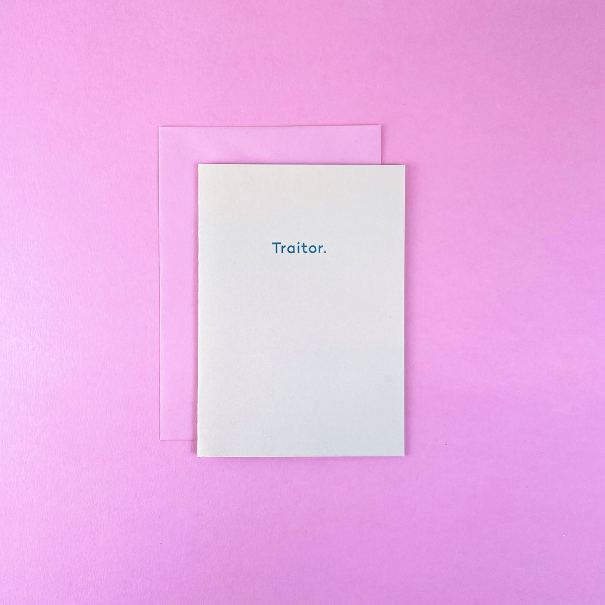 Traitor - new job card | Mean Mail